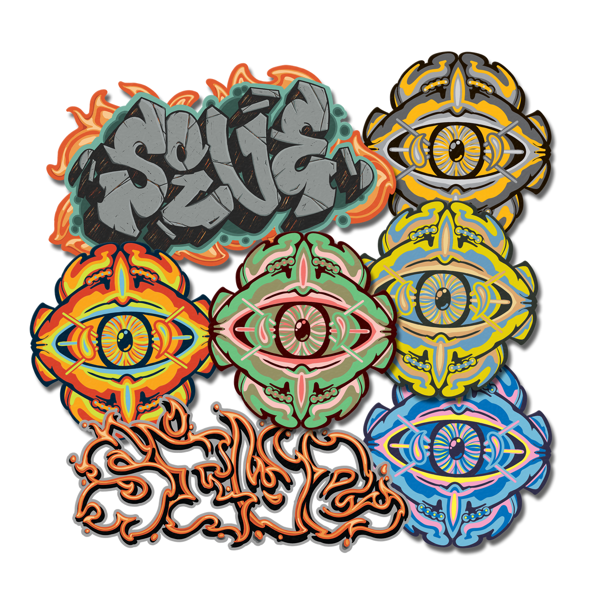 All Seeing Eye Sticker Pack – SIVE